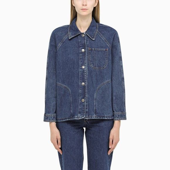 A.P.C. | Jackets & Coats | Apc Blue Denim Jacket | Poshmark